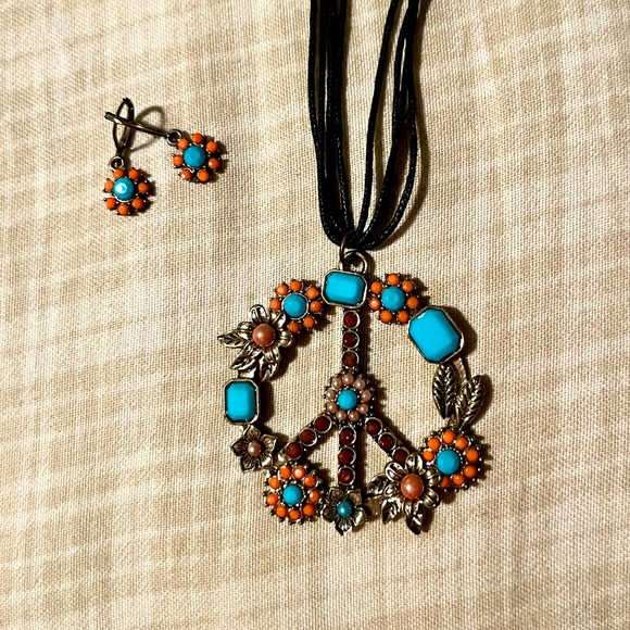 Jewelry | Peace Sign Jewelry Set | Poshmark